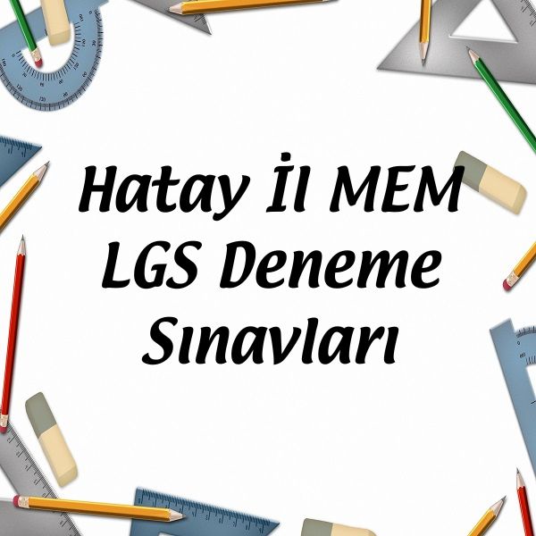 Hatay İl MEM LGS Deneme Sınavları - Matematik Vakti